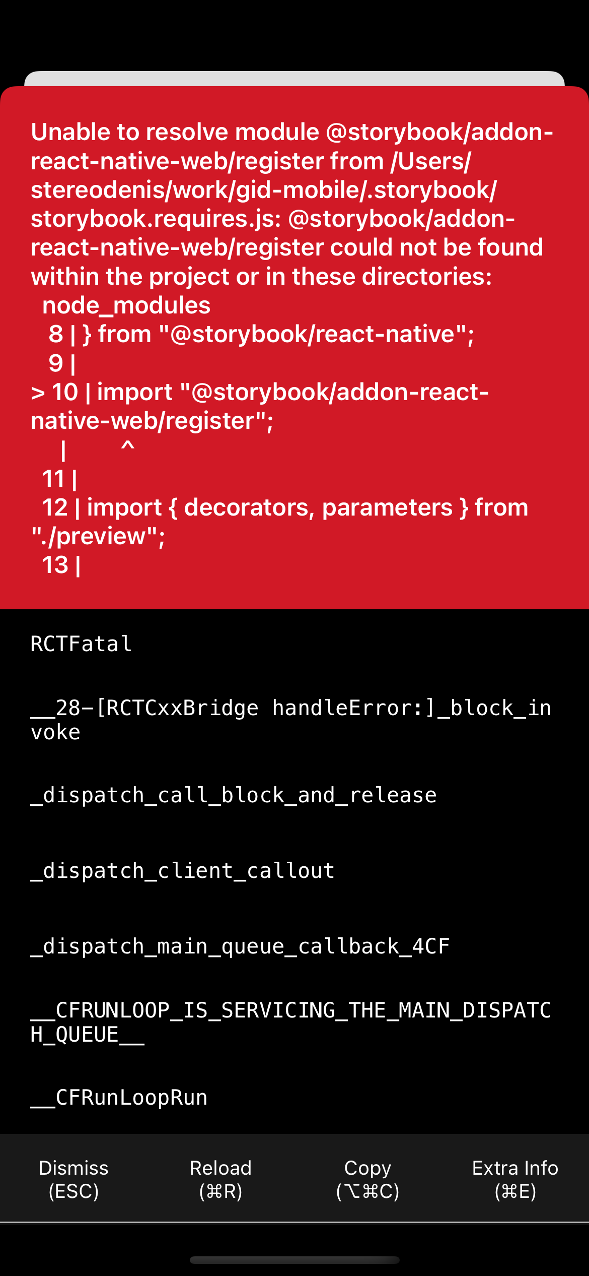 [Bug] No register file in repo · Issue #41 · storybookjs/addon-react-native-web · GitHub