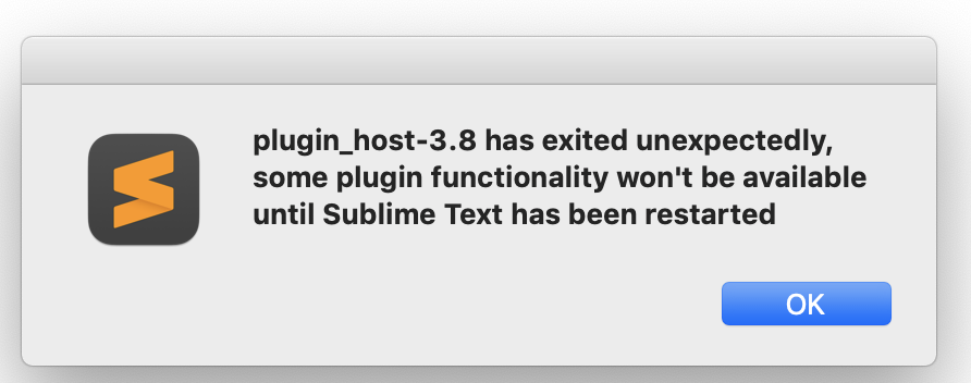 Problem With 3 8 Plugin When Launching ST 4 From The Command Line MacOS 10 14 6 Issue 4432 