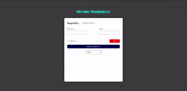 GitHub - furkanyagri/expense-calculator