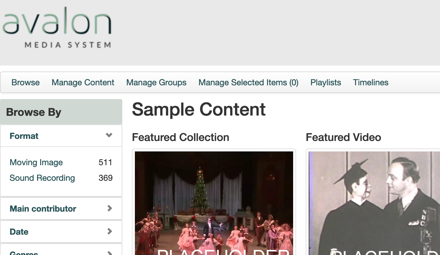Timelines Index Link in Nav Bar · Issue #3181 · avalonmediasystem/avalon · GitHub