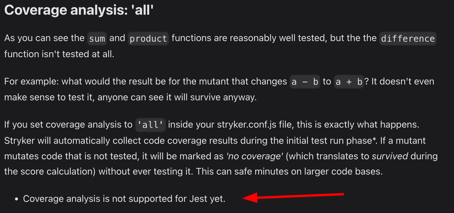 `coverageanalysis` With Default Value Of `pertest` Errors With `referenceerror Document Is Not 