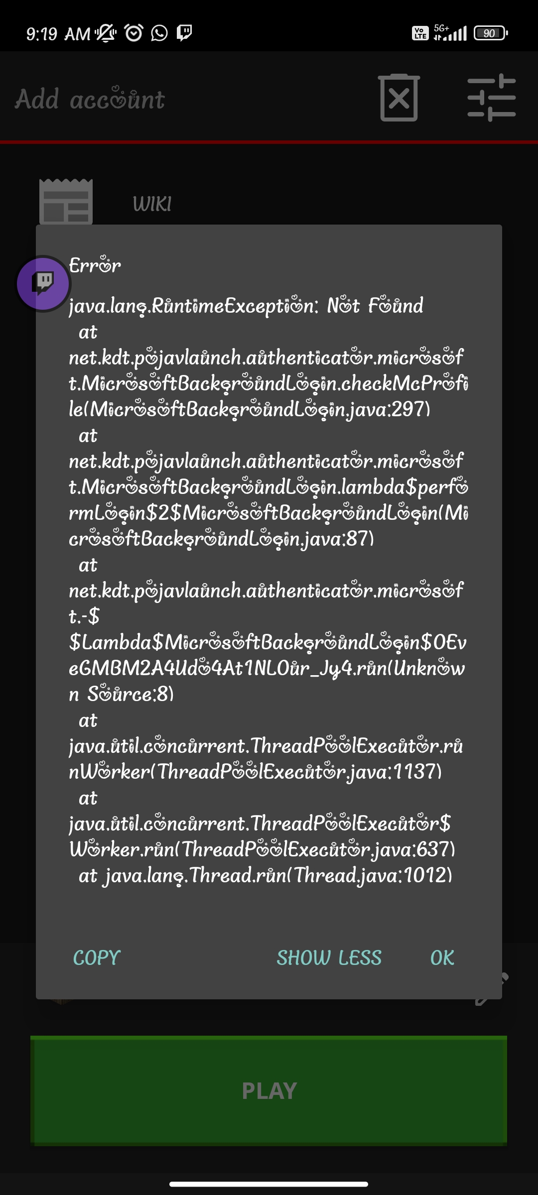 [F-Req] · Issue #4412 · PojavLauncherTeam/PojavLauncher · GitHub