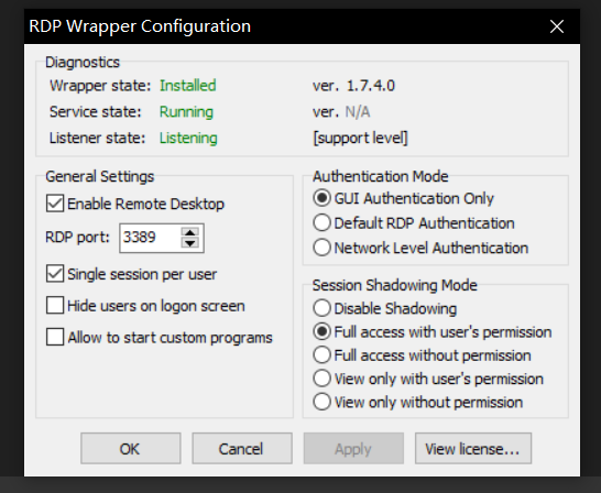 Windows 10 Pro For Workstations 190453448 Not Supported · Issue 2355 · Stascorprdpwrap · Github 