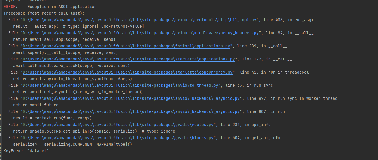 为什么demo中没有数据也不能点击，这个错误是什么引起的呢？ · Issue #8 · ZGCTroy/LayoutDiffusion ...