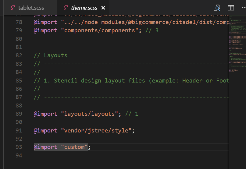 cannot use @import in sass · Issue #387 · bigcommerce/stencil-cli · GitHub
