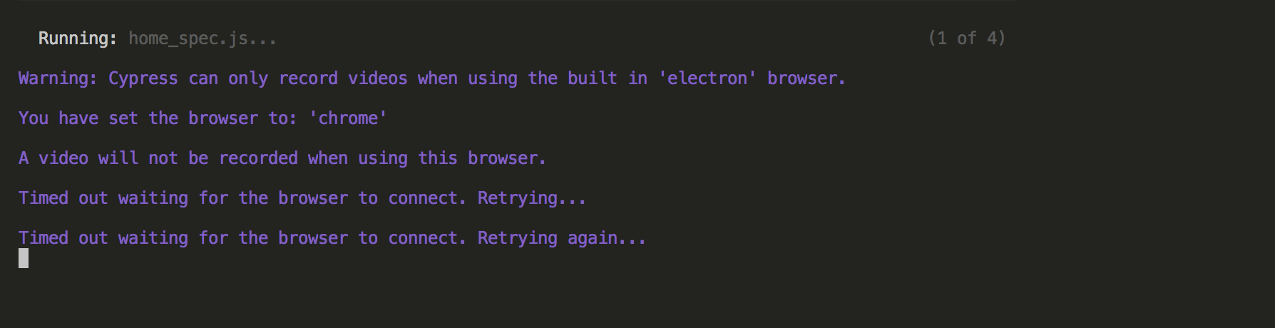 Browser Timeout While Running Tests In Chrome Headless Mode · Issue 3552 · Cypress Iocypress 