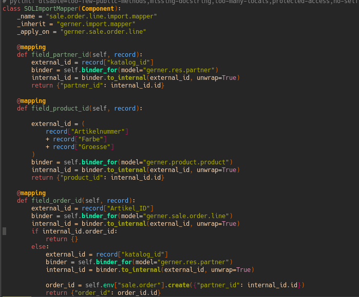 Possible obstacles in connectors due to odoo 13.0 cache system fine ...