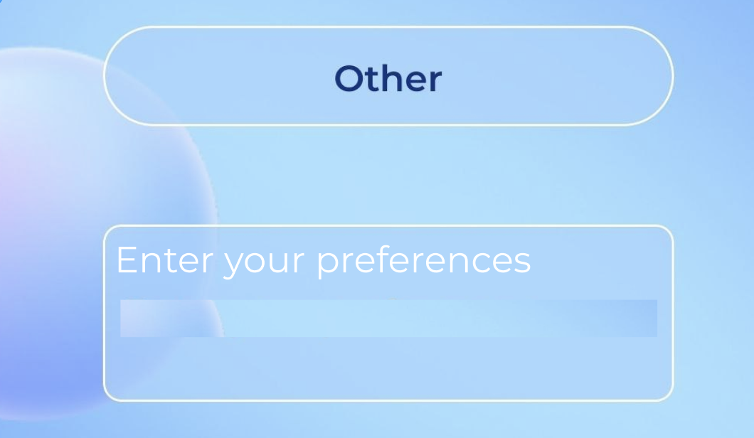 [BUG] Placeholder text in Other field on Survey page should be placed ...