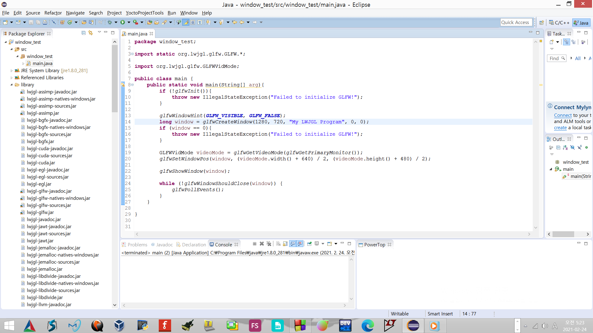 GitHub - byungwoo733/My_Lwjgl: Lwjgl 3 Game Programming (LWJGL 3.23 ... GitHub - byungwoo733/My_Lwjgl: Lwjgl 3 Game Programming (LWJGL 3.23 ...