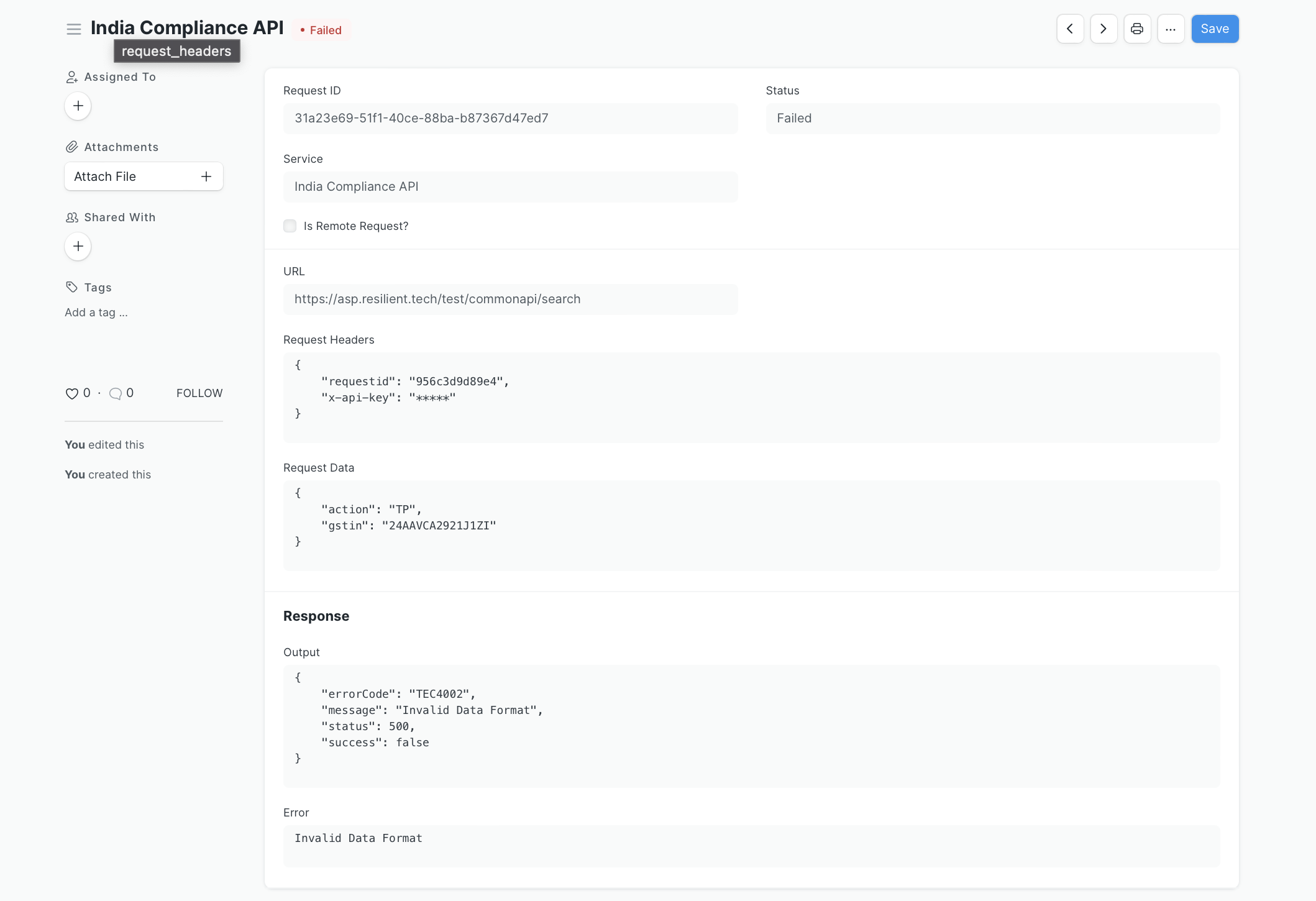 Search Api Not Working In Sandbox Mode · Issue 595 · Resilient Techindia Compliance · Github 9068