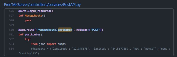 Unauthenticated Public Restapi Endpoint · Issue 291 · Freetakteam Freetakserver · Github