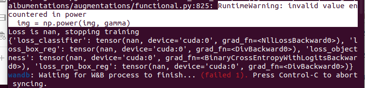 RuntimeWarning: invalid value encountered in power img = np.power(img ... RuntimeWarning: invalid value encountered in power img = np.power(img ...