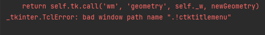 Error when creating menubar · Issue #3 · Akascape/CTkMenuBar · GitHub