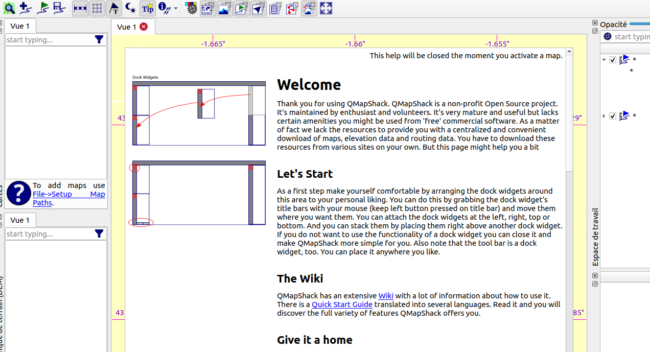 Unable to close welcome tab at the beginning · Issue #515 · Maproom/qmapshack · GitHub