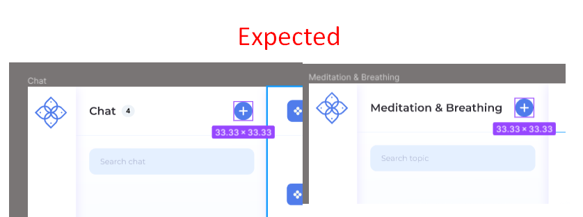 Make "+" buttons identical on the Chat sidebar and Meditation sidebar · Issue #337 ...