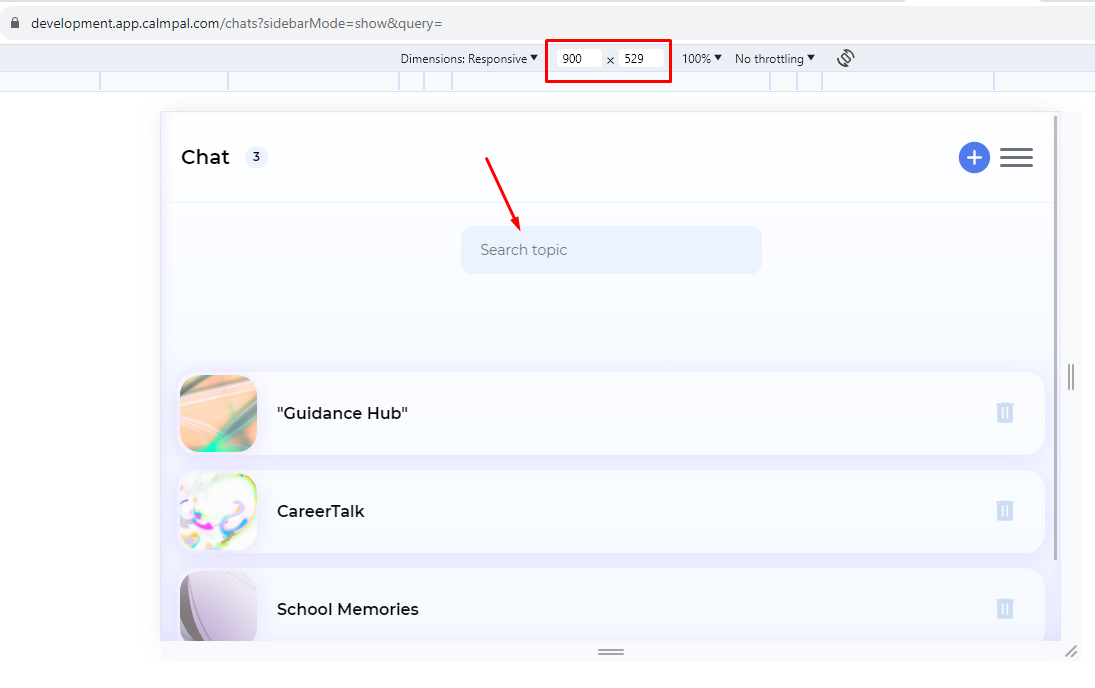 Make search fields on the sidebars on the full screen size on the screen with height less than ...