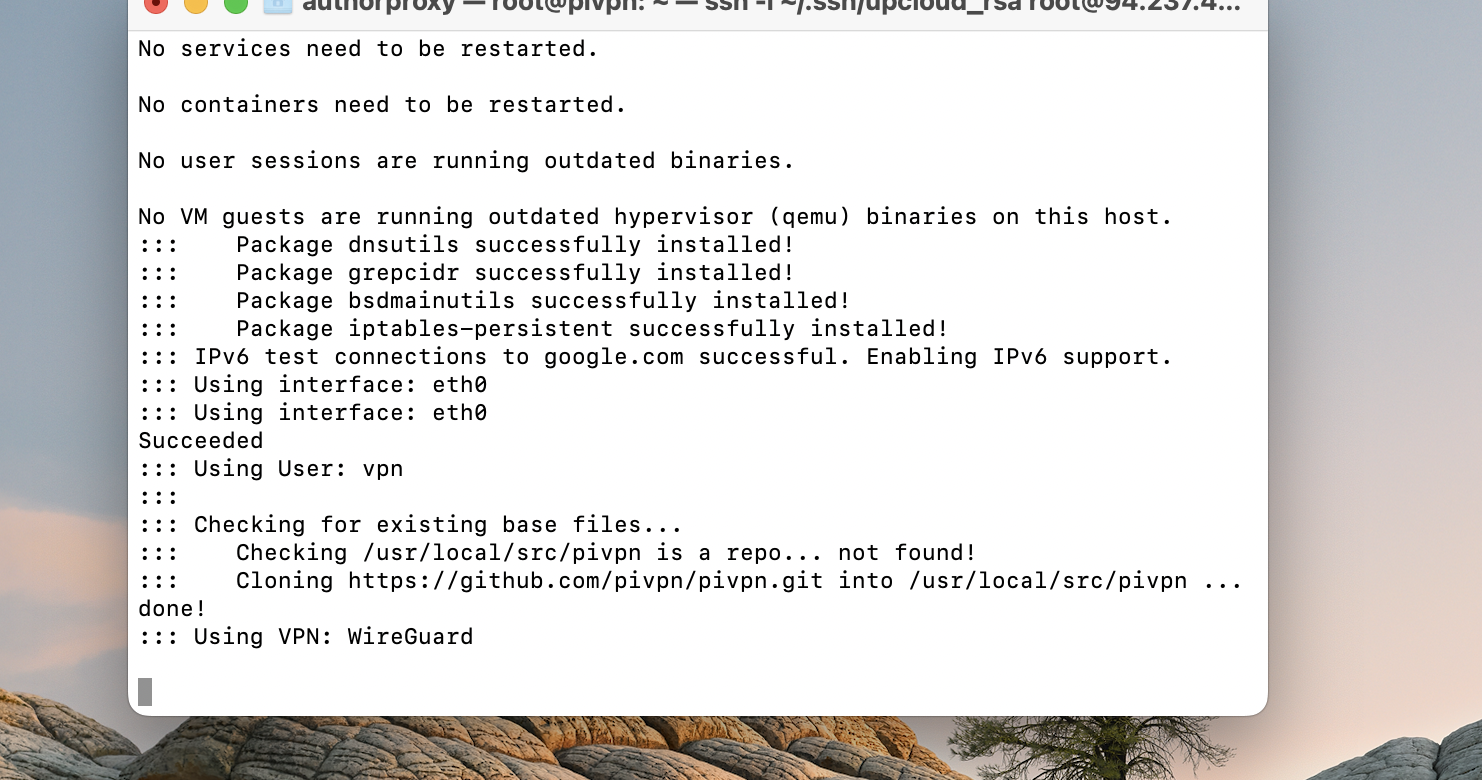 Installation doesn't work · Issue #1704 · pivpn/pivpn · GitHub
