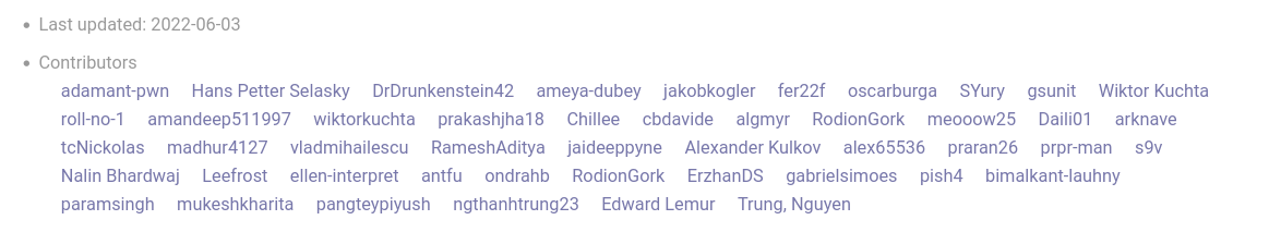 Credit article authors more · Issue #792 · cp-algorithms/cp-algorithms · GitHub