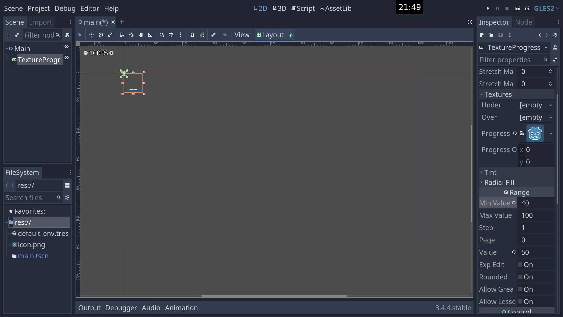 TextureProgressBar.min_range Shows Incorrect Range of Texture · Issue ...