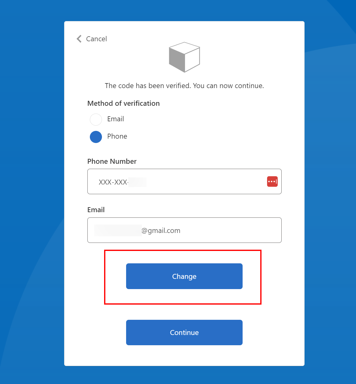 Change button after verification · Issue #581 · azure-ad-b2c/samples · GitHub