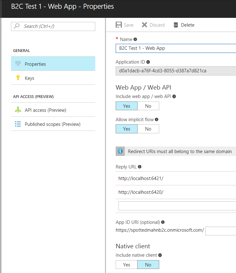 This application does not have sufficient permissions against this web resource · Issue #4 ...