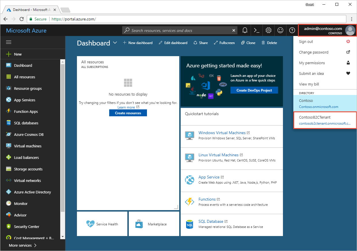 Switch Directory Screenshot is Out of Date · Issue #9287 · MicrosoftDocs/azure-docs · GitHub