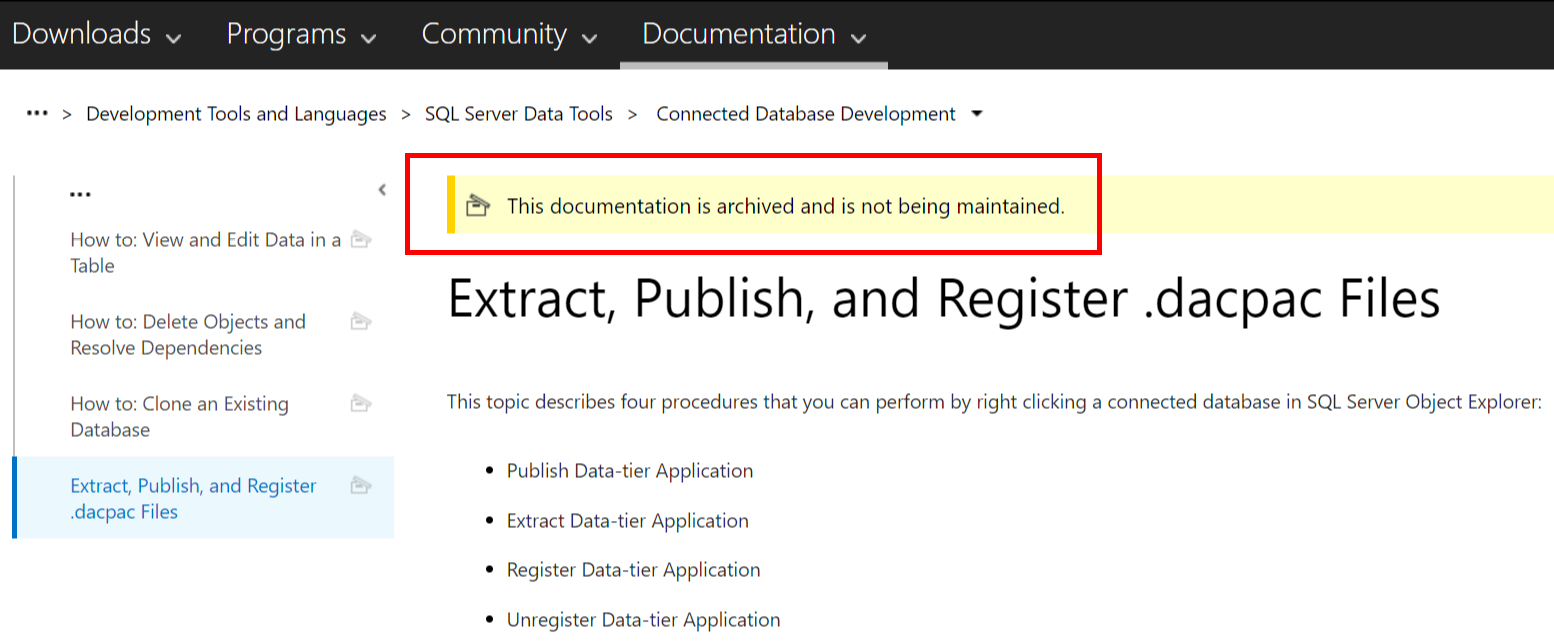 Add links to current documentation on msdn.microsoft.com · Issue #663 ...