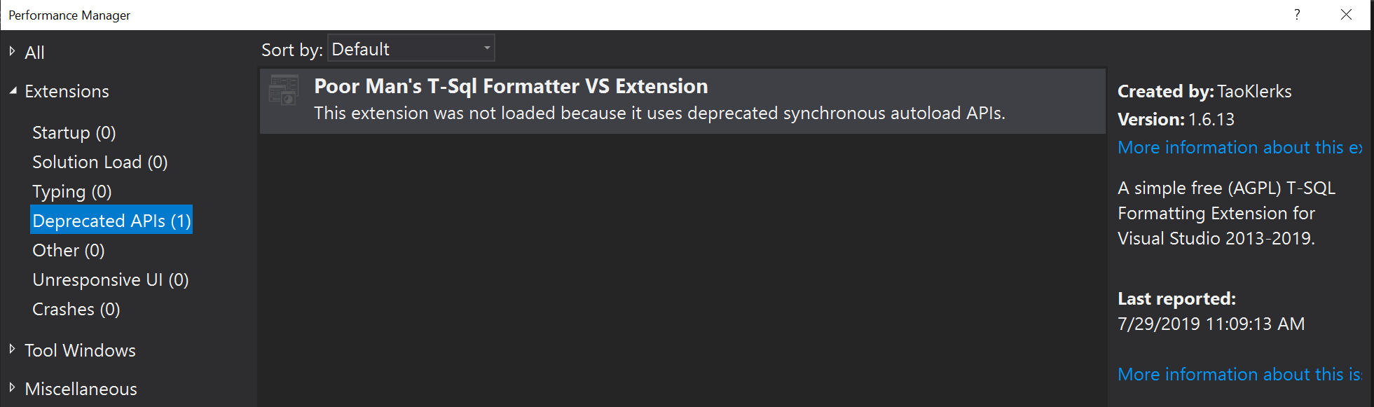 Extension Not Loaded b/c of Deprecated Synchronous Autoload APIs · Issue #229 · TaoK ...