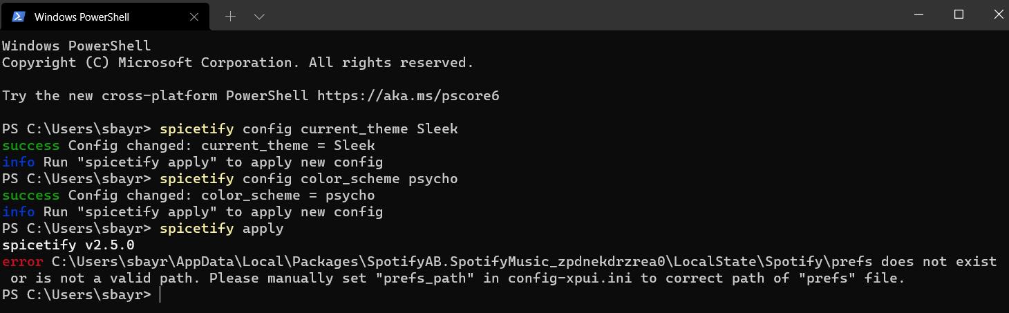 Error On Installing · Issue 906 · Spicetify Cli · Github