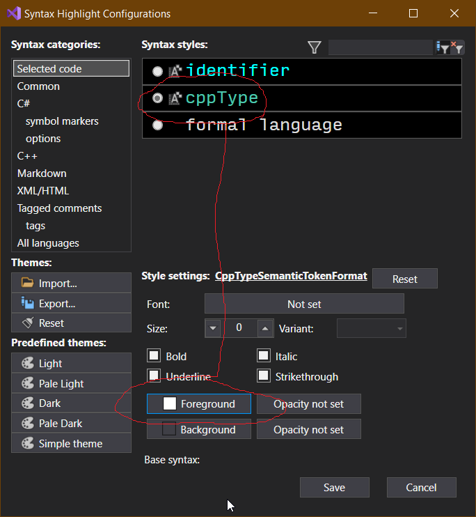 Quirks and inconveniences when configuring syntax highlight styles · Issue #282 · wmjordan ...
