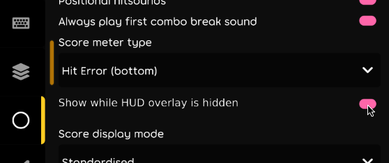 Show score meter when HUD overlay is hidden · Issue #11322 · ppy/osu ...