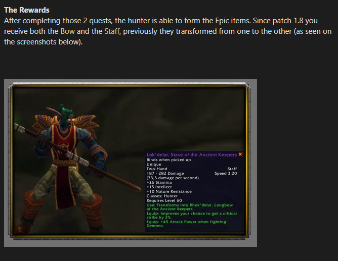 Lok'delar and Rhok'delar should not be mutually exclusive · Issue ...