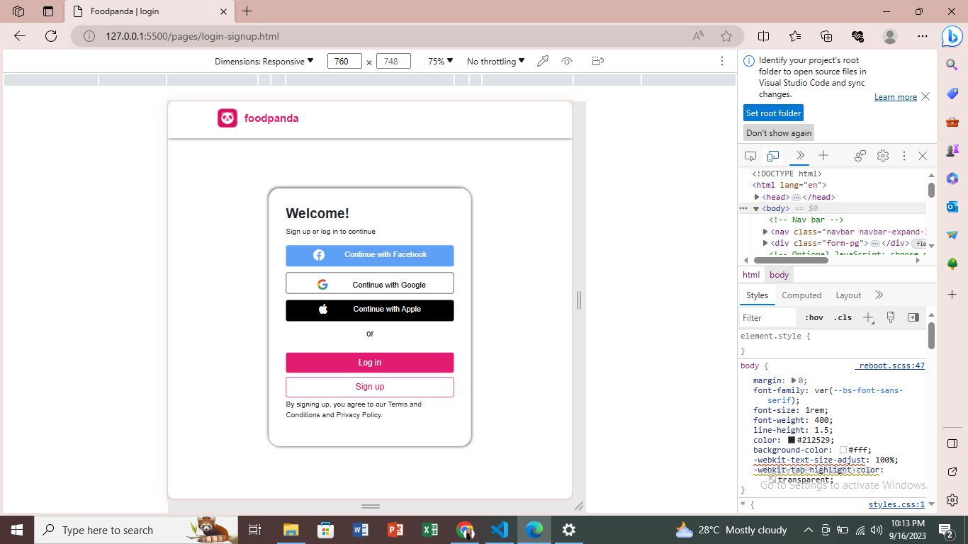 GitHub - isbahansariii/foodpanda-htmlCss: It has 5 pages,