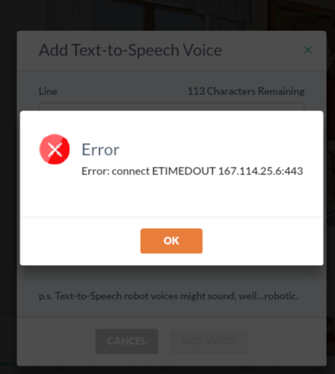 Character Text - to -Speech Not working. · Issue #216 · Wrapper-Offline/Wrapper-Offline · GitHub