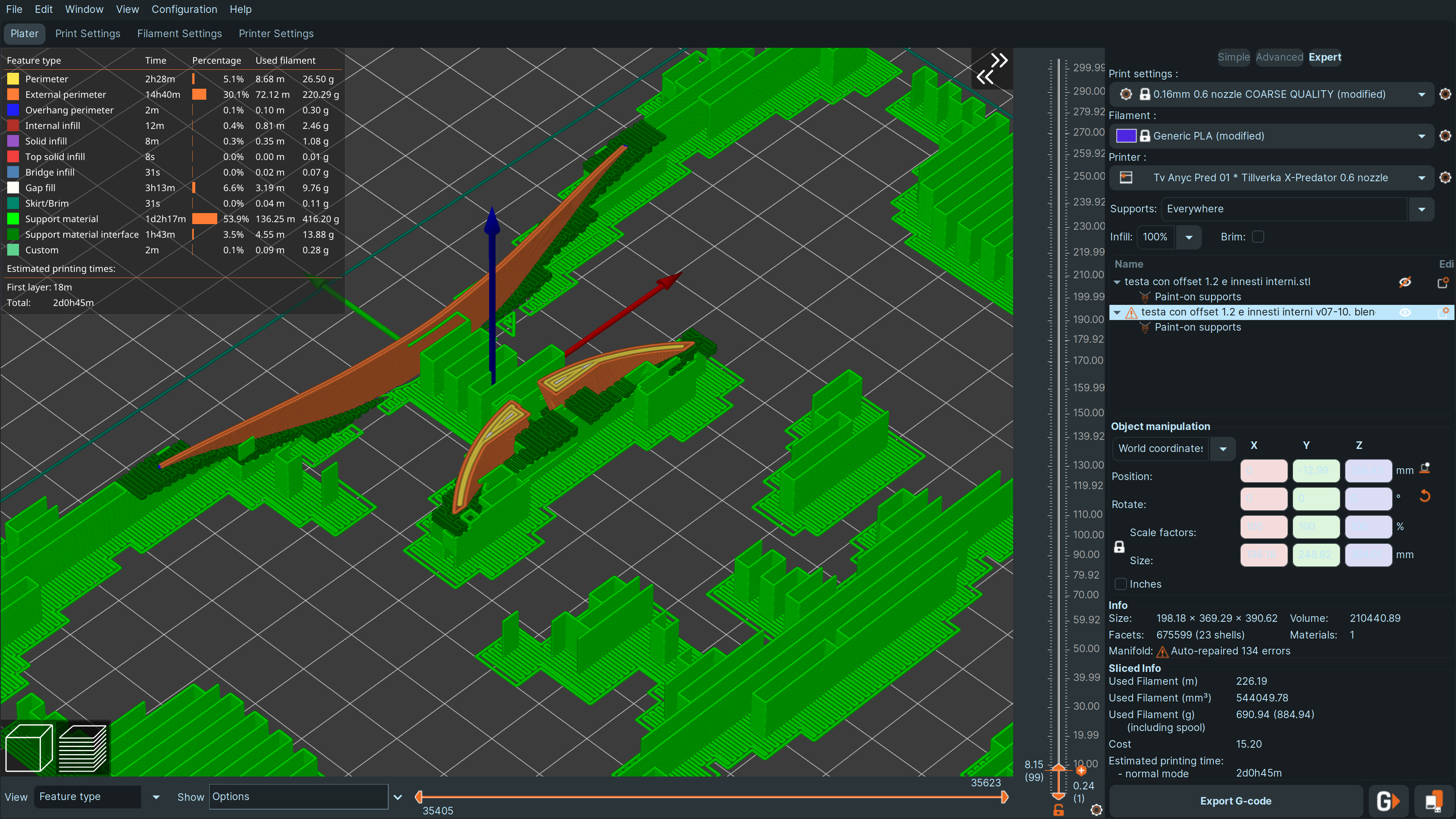 Regression 240 Alpha3 Vs Alpha1 Generates Insufficient Supports · Issue 7128 · Prusa3d