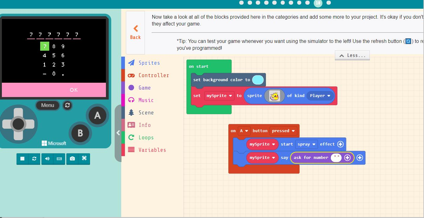 Ask for number "" block prepopulating issue · Issue #3273 · microsoft/pxt-arcade · GitHub