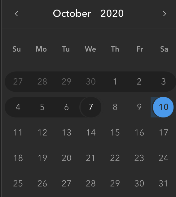 Bug: Date picker styles · Issue #2039 · Esri/calcite-design-system · GitHub