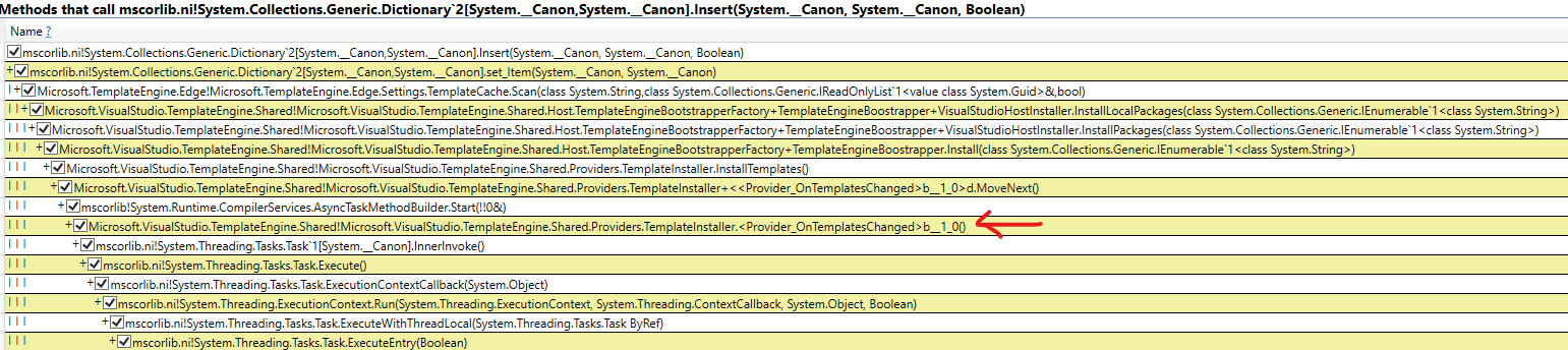 Unprotected concurrent access leads to infinite loop · Issue #2884 · dotnet/templating · GitHub