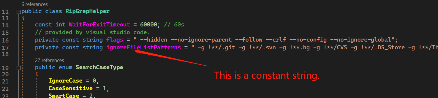 Expand constant when possible in xml styled comment? · Issue #68122 ...