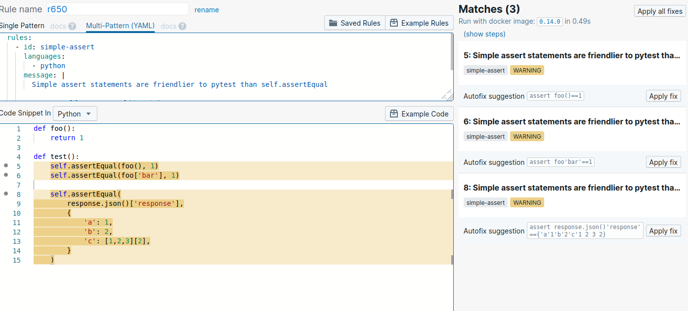 Autofix eats up parentheses and brackets · Issue #841 · semgrep/semgrep · GitHub