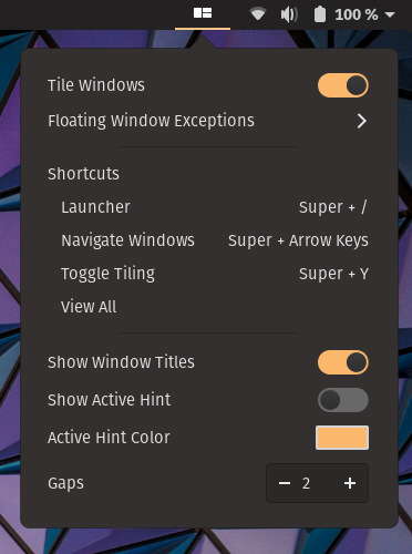 "Show Window Titles" remains deactivated when Tile Windows is turned off · Issue #775 · pop-os ...