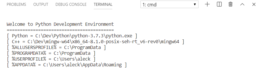 int. terminal custom profile loading has broken after the few last ...
