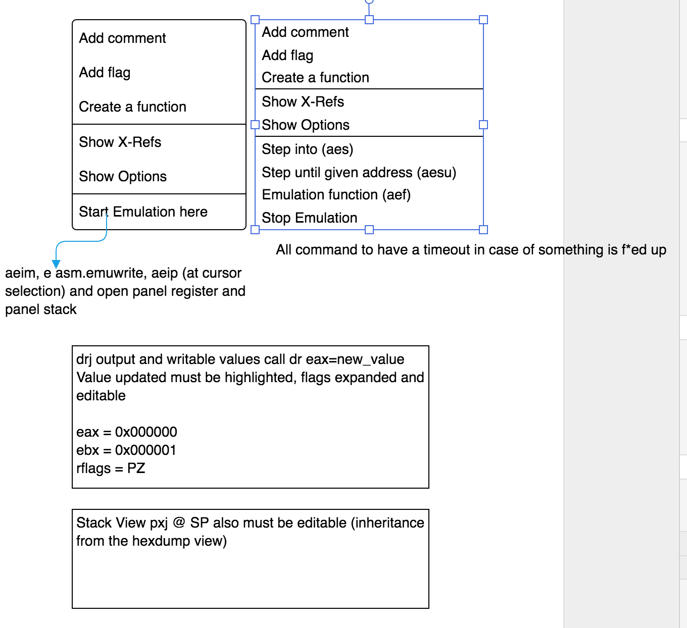 Emulation capability · Issue #255 · rizinorg/cutter · GitHub