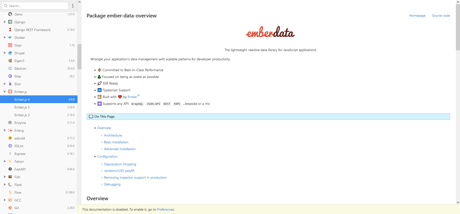 Ember 4 Documentation Is Actually For Ember Data · Issue 1940