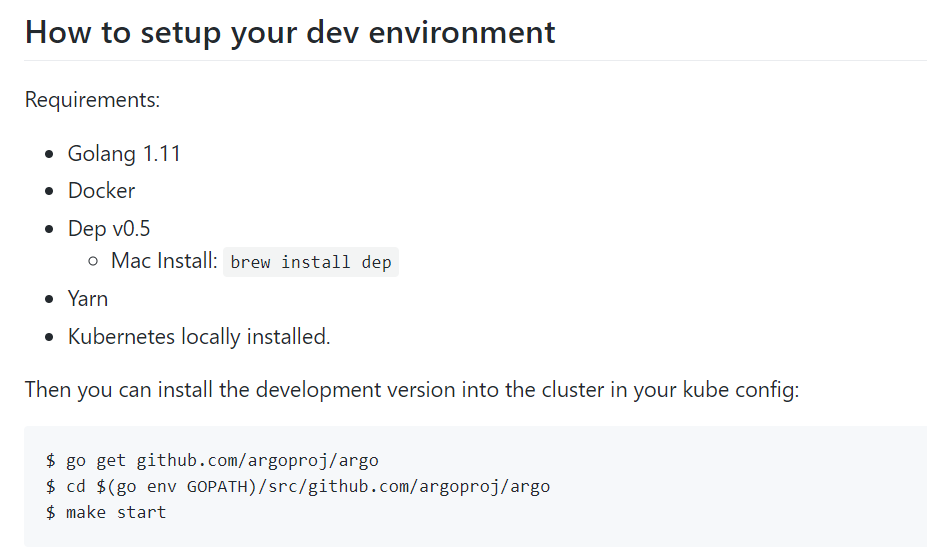 【setup local dev environment error】 · Issue #2018 · argoproj/argo-workflows · GitHub