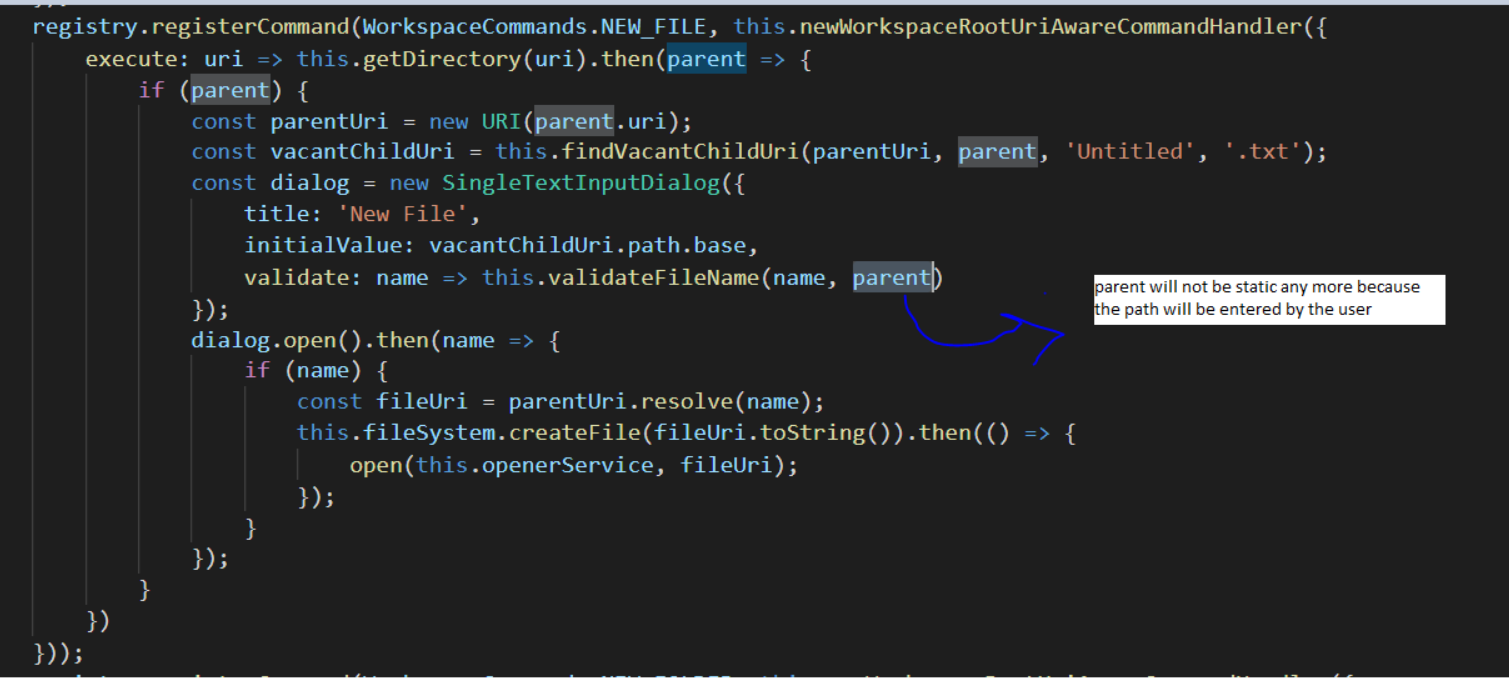 Asynchronous validation in Abstract dialog · Issue #3279 · eclipse-theia/theia · GitHub