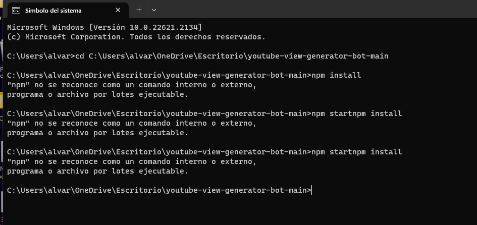 not working · Issue #2 · somiibo/youtube-view-generator-bot · GitHub