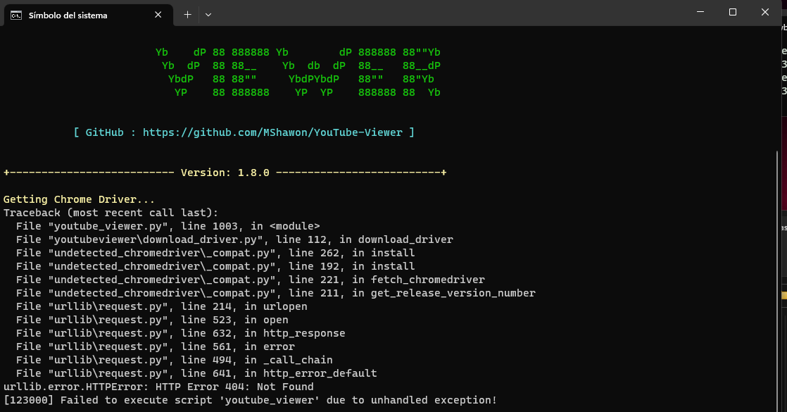 Binary Release Error · Issue 585 · Mshawon Youtube Viewer · Github