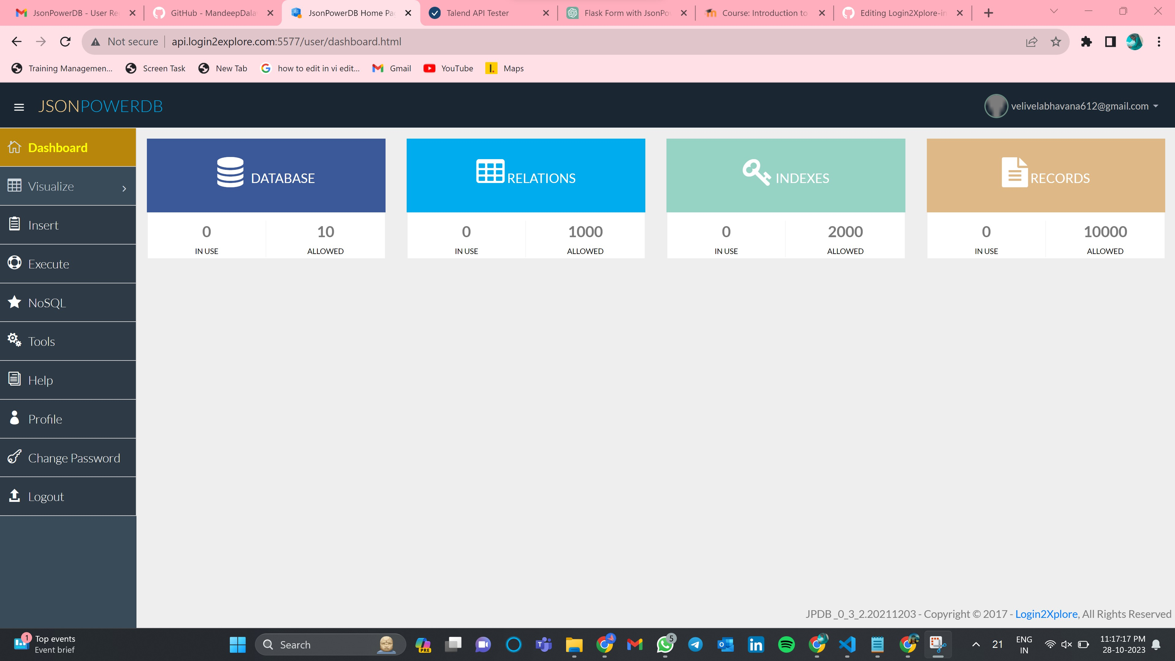 GitHub - Velivelabhavana6/Login2Xplore-internship
