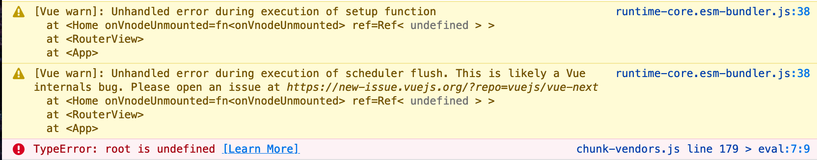 Typeerror Root Is Undefined From V4 Composition Api · Issue 1080 · Vuejsapollo · Github